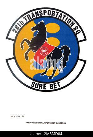 Air Force Organizational Emblem. 28th Munitions Squadron Exact Date ...
