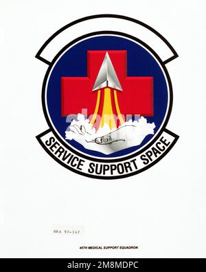 AIR FORCE ORGANIZATIONAL EMBLEM 45th Mission Support Squadron Exact ...