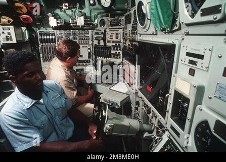 Crewmembers of the nuclear-powered attack submarine USS Oklahoma City ...