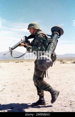 Marines with the Anti-Armor Section, Weapons Company, Ground Combat ...