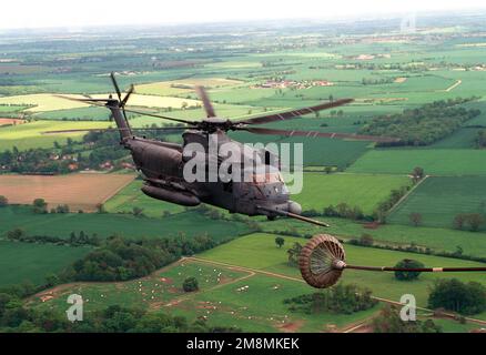 Air to air view of a MH-53J Pave Low III helicopter from the 21st ...