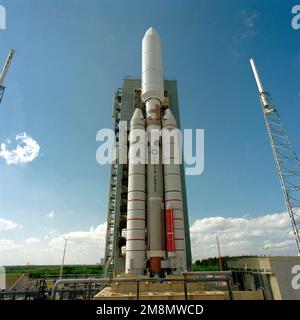 A Lockheed Martin Titan IV A-17 launch vehicle is successfully launched ...