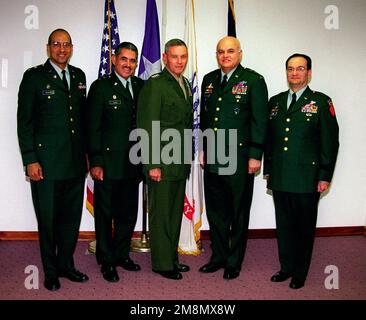 GEN Charles I. Wilhelm, CINC SOUTHCOM, meets with the different ...