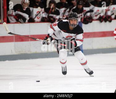 Columbus, Ohio, USA. 14th Jan, 2022. Ohio State Buckeyes goaltender ...