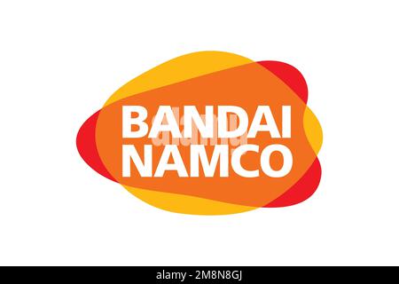 Bandai Namco Entertainment Company, Logo, Black Background Stock Photo ...