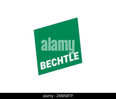 Bechtle, rotated logo, white background B Stock Photo - Alamy