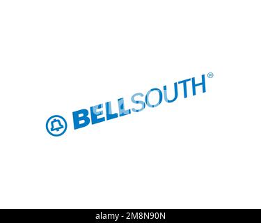 BellSouth, rotated logo, white background B Stock Photo - Alamy