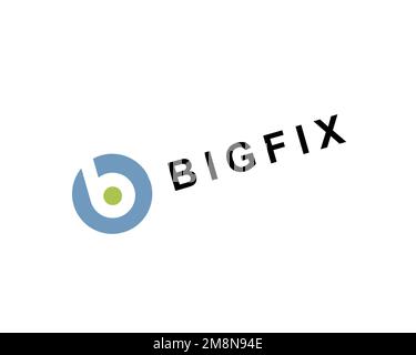 BigFix Inc, Logo, White background Stock Photo - Alamy