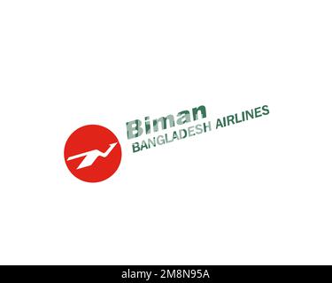 Biman Bangladesh Airline, rotated logo, white background B Stock Photo ...