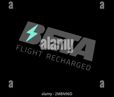 Beta Technologies, Logo, Black background Stock Photo - Alamy