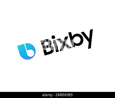 Bixby virtual assistant, Logo, White background Stock Photo - Alamy