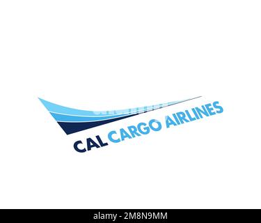CAL Cargo Air Lines, rotated logo, white background B Stock Photo - Alamy