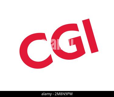 CGI Inc. rotated logo, White background B Stock Photo - Alamy