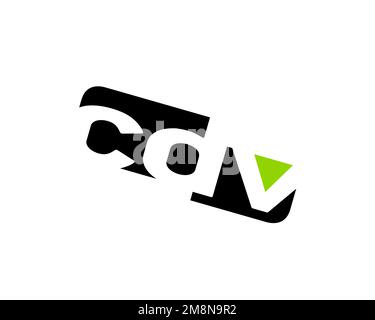 CDV Software, rotated logo, white background Stock Photo - Alamy