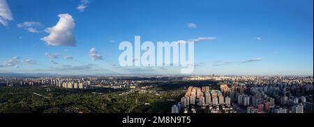 Have a bird's eye view of Beijing panoramic Stock Photo - Alamy