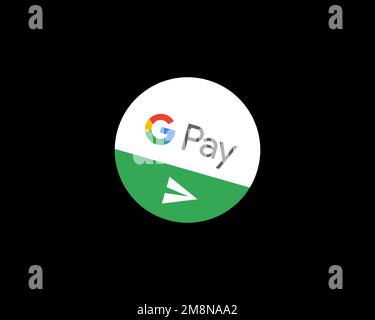 Google Pay, Logo, Black background Stock Photo - Alamy