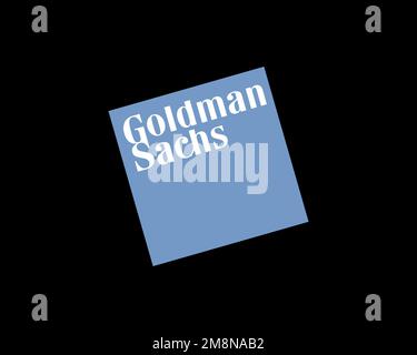 Goldman Sachs, Logo, Black background Stock Photo - Alamy