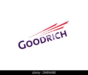 Goodrich Corporation, rotated logo, white background B Stock Photo - Alamy