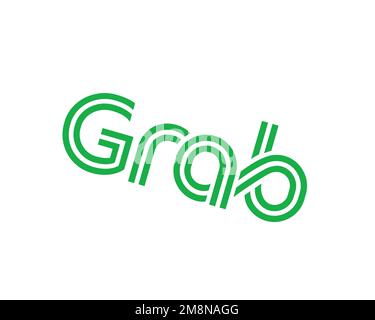 Grab company, Logo, White background Stock Photo - Alamy