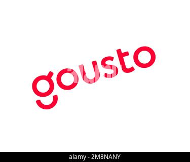 Gousto, Logo, White background Stock Photo - Alamy