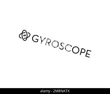 Gyroscope software, Logo, White background Stock Photo - Alamy