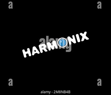 Harmonix, Logo, Black background Stock Photo - Alamy