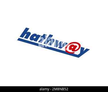 Hathway, rotated logo, white background Stock Photo - Alamy