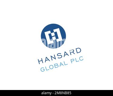 Hansard Global, Logo, White background Stock Photo - Alamy