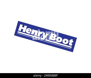 Henry Boot plc, rotated logo, white background Stock Photo - Alamy