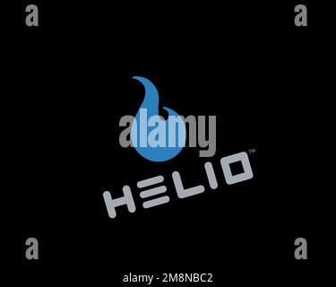 Helio wireless carrier, Logo, Black background Stock Photo - Alamy