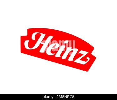Heinz, rotated logo, white background Stock Photo - Alamy