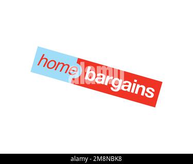 Home Bargains, Logo, White background Stock Photo - Alamy