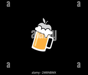 Homebrew package manager, rotated logo, white background Stock Photo ...