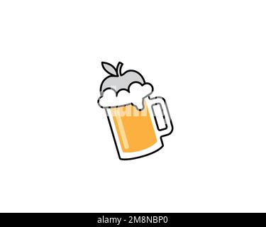 Homebrew package manager, Logo, White background Stock Photo - Alamy