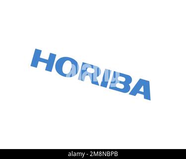 Horiba, rotated logo, white background Stock Photo - Alamy
