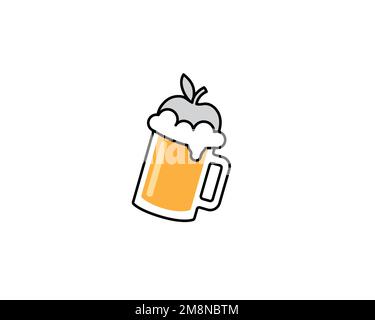 Homebrew package manager, rotated logo, white background Stock Photo ...