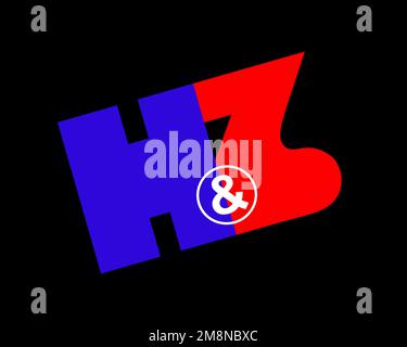 Hudong-Zhonghua Shipbuilding, Rotated Logo, White Background B Stock Photo - Alamy