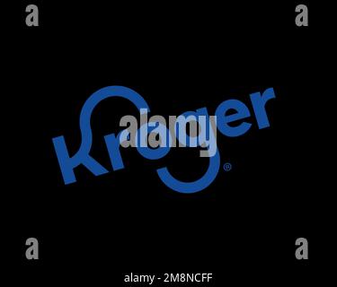 Kroger, Logo, Black background Stock Photo - Alamy