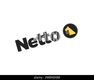 Net store, rotated logo, white background B Stock Photo - Alamy