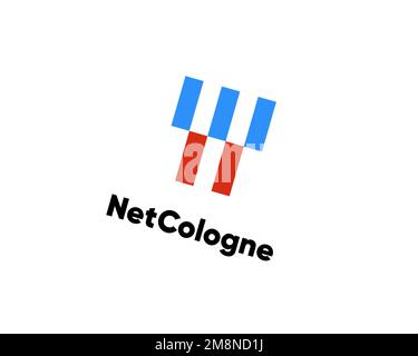 NetCologne, rotated logo, white background Stock Photo - Alamy