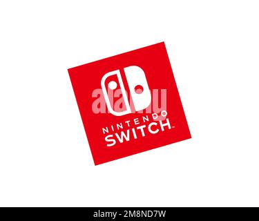 Nintendo Switch, Logo, White background Stock Photo - Alamy