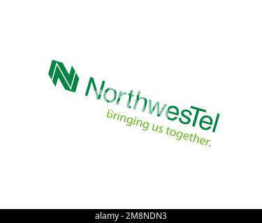 Northwestel, rotated logo, white background Stock Photo - Alamy