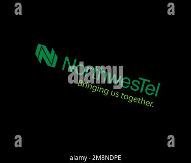 Northwestel, Logo, Black background Stock Photo - Alamy