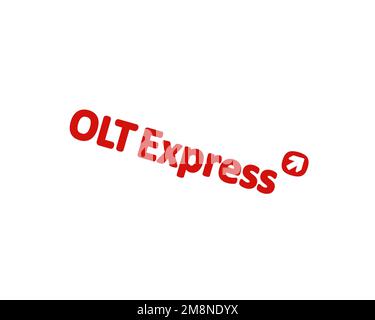 OLT Express, Logo, White background Stock Photo - Alamy