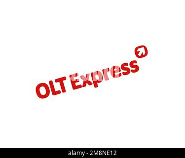 OLT Express, Logo, White background Stock Photo - Alamy
