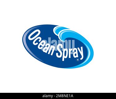 Ocean Spray cooperative, Logo, White background Stock Photo - Alamy