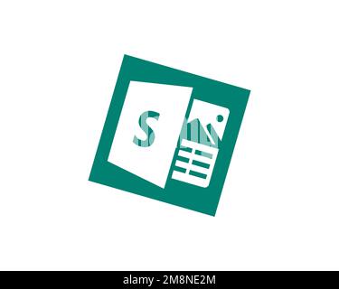 Office Sway, rotated logo, white background Stock Photo - Alamy