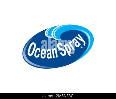 Ocean Spray cooperative, Logo, White background Stock Photo - Alamy