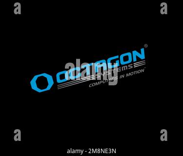 Octagon Systems, Logo, Black background Stock Photo - Alamy