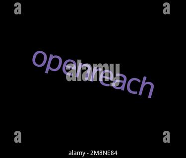 Openreach, Logo, Black background Stock Photo - Alamy